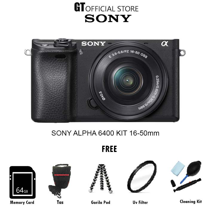Jual SONY A6400 KIT 16-50mm | Shopee Indonesia