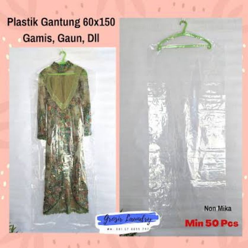 Jual Plastik Baju Dress Panjang | Plastik Laundry Jas Gaun Dres ...