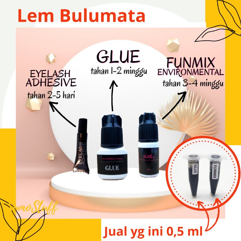 Jual Maribelanjakak GLUE FUNMIX lem bulumata eyelash extensions (BACA DESKRIPSI) | Shopee Indonesia