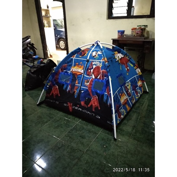 Jual Tenda anak karakter home made motif rendom cowok uk 106-110cm ...