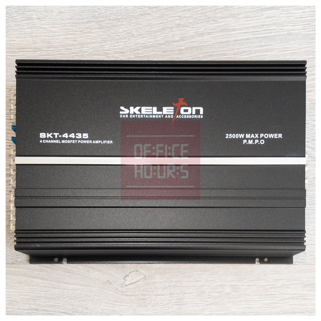 Jual Power Amplifier 4 Channel Skeleton SKT-4435 Black and Silver | Shopee Indonesia