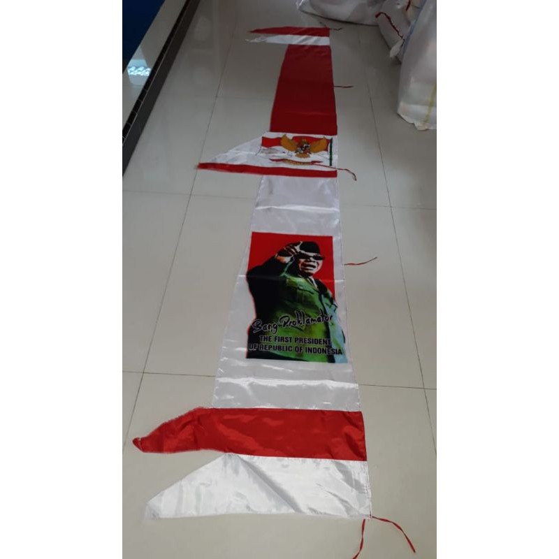 Jual Bendera umbul umbul Bandir Soekarno 3.60meter dan 4meter | Shopee ...