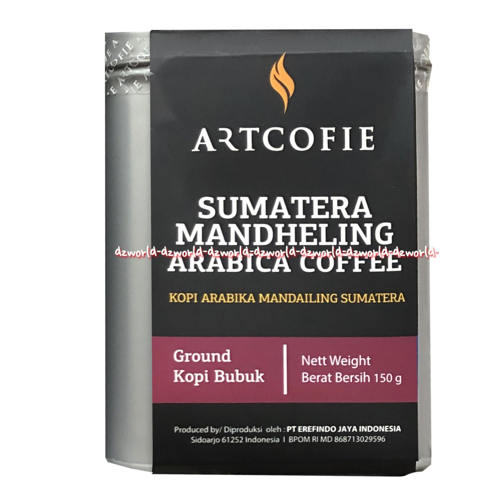 Jual Artcofie 150gr Mandheling Coffee Biji Kopi Kaleng Mandaeling Sumatra Art Cofie Kopie ...
