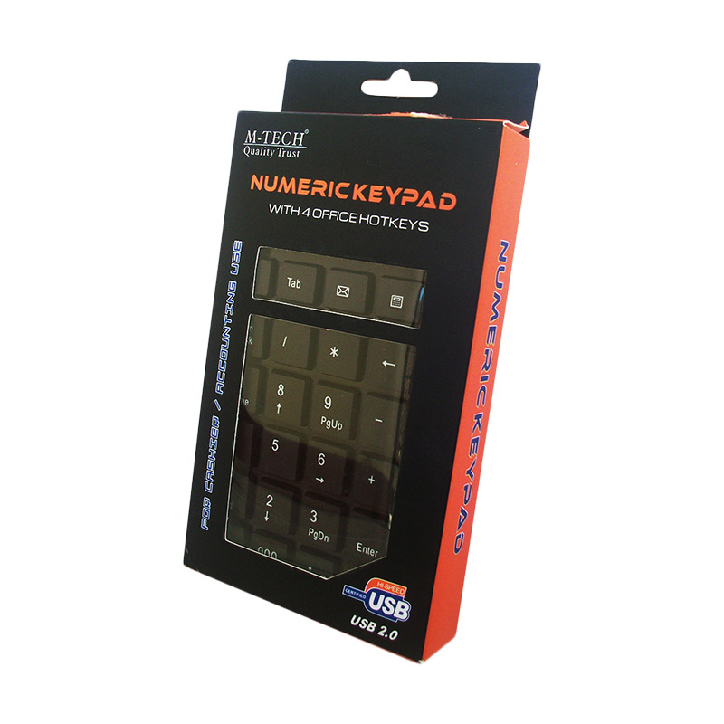 Jual KEYBOARD NUMERIC PAD M-TECH (ORANGE) | Shopee Indonesia