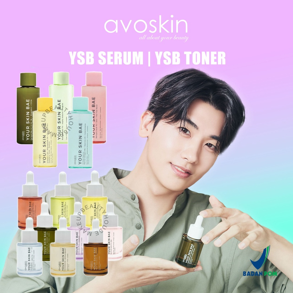 Jual AVOSKIN YSB Your Skin Bae Serum/ Toner/ Mini Kit - Niacinamide ...