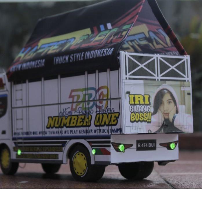 Jual Miliki - truck oleng mobil oleng miniatur truk oleng kayu lampu ...