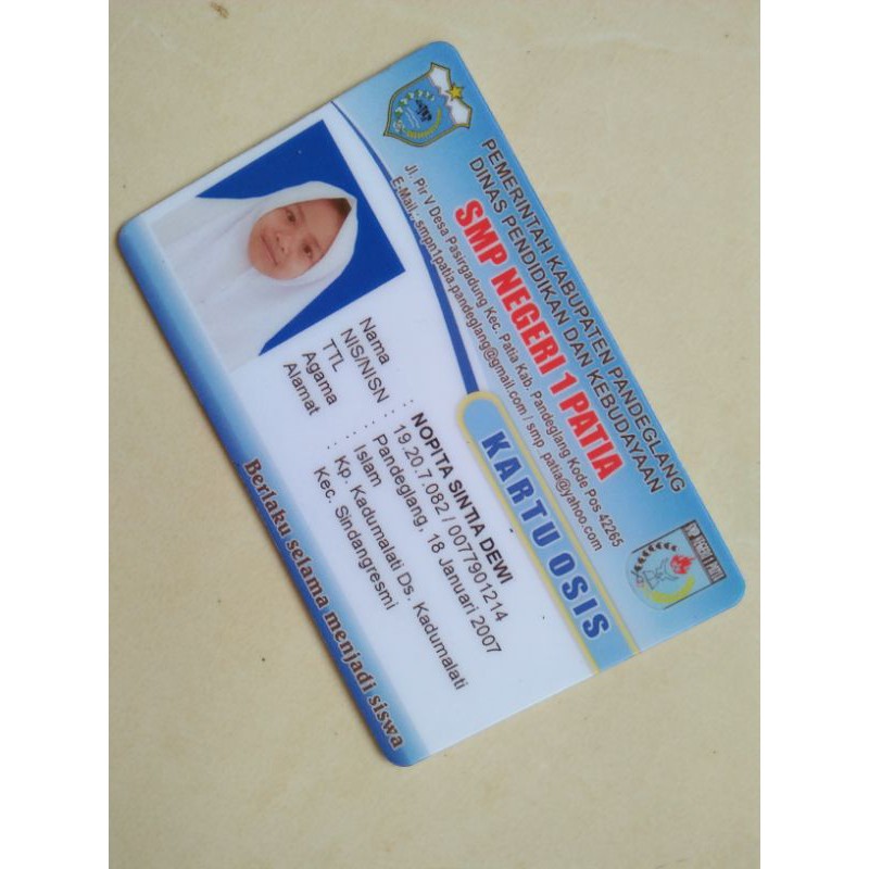 Jual Kartu Osis, Kartu Pelajar, ID Card | Shopee Indonesia