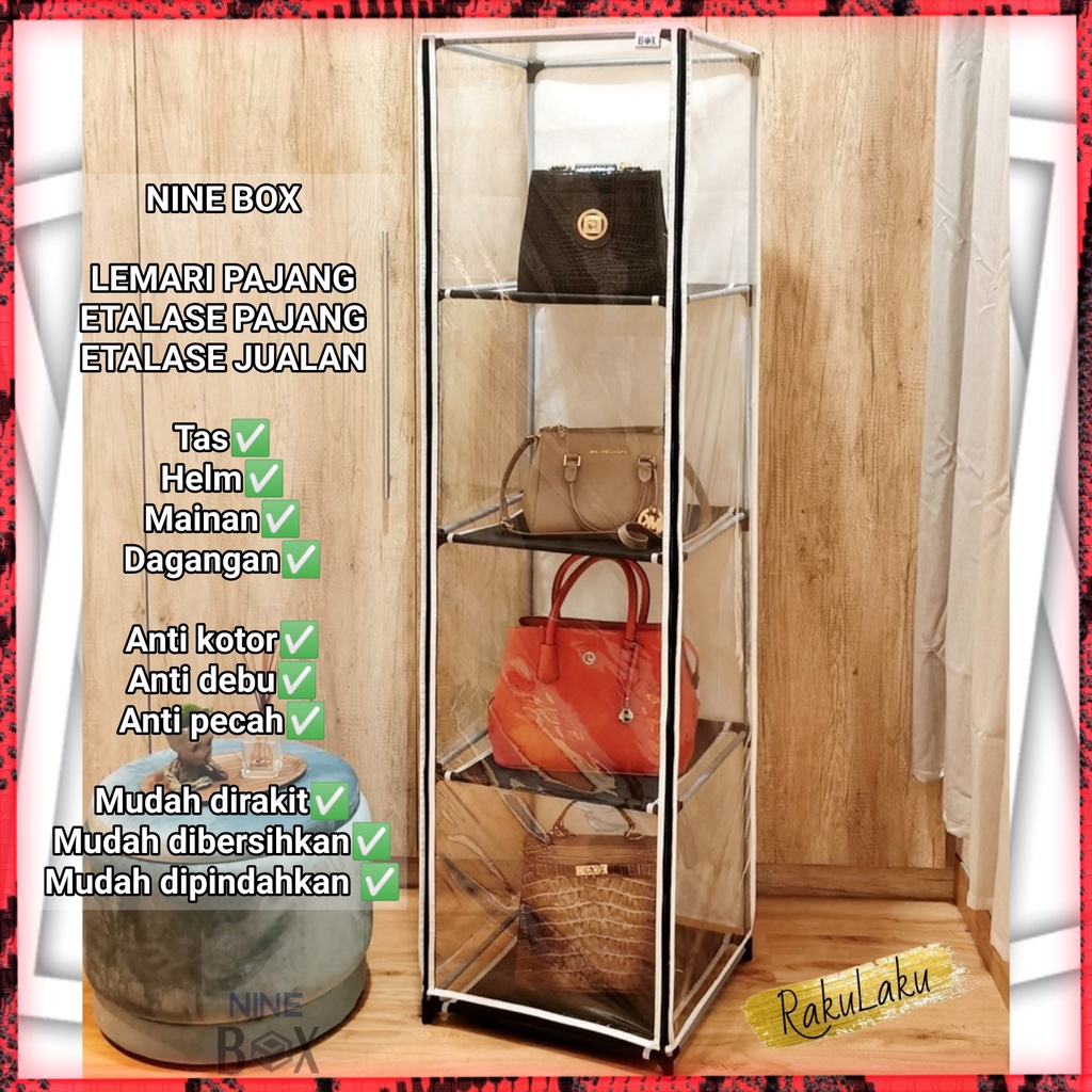 Jual NINE BOX LEMARI TAS / RAK TAS / RAK HELM / LEMARI HELM / RAK ...