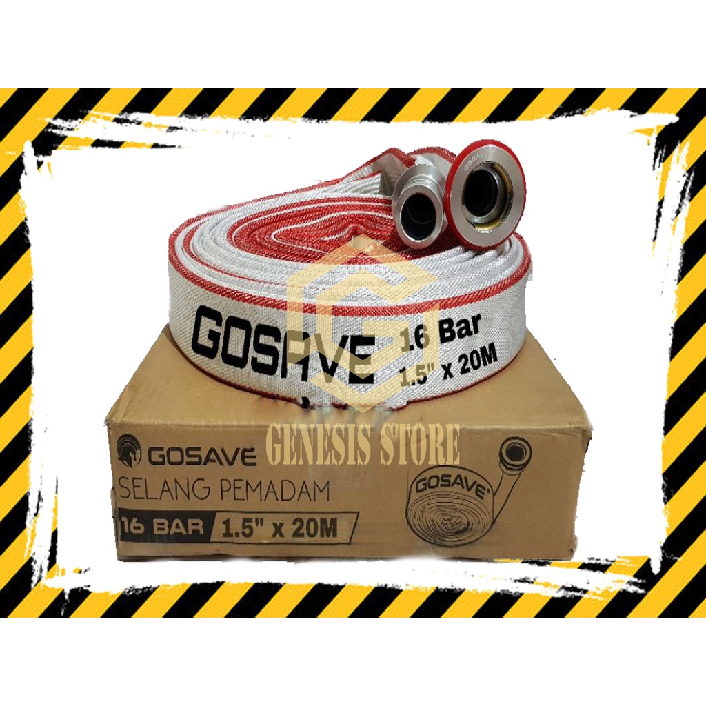 Jual Selang Hydrant Pemadam Fire Hose Kanvas Selang Pemadam Ukuran 1.5 ...