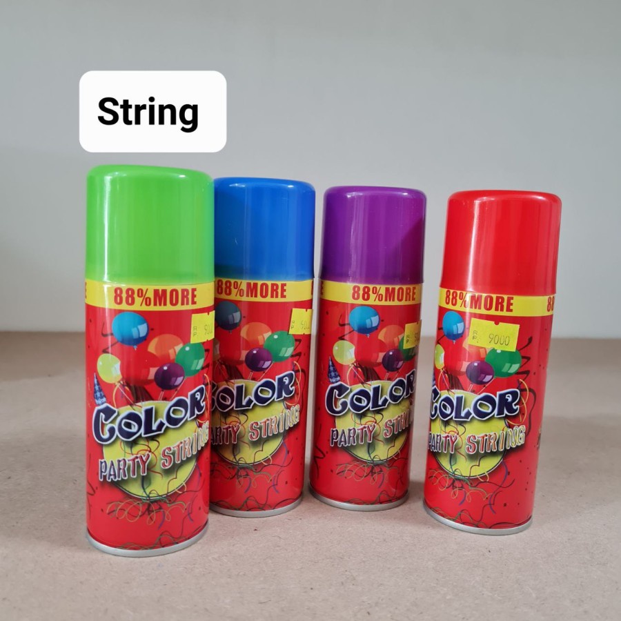 Jual String dan Snow Spray / Semprotan Ulang Tahun / Perlengkapan Pesta ...