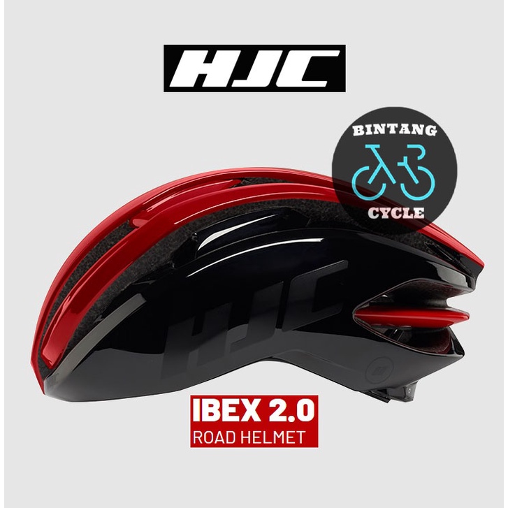 Jual HJC HELMET IBEX 2.0 RED BLACK - Roadbike Helmet - Helm Sepeda ...