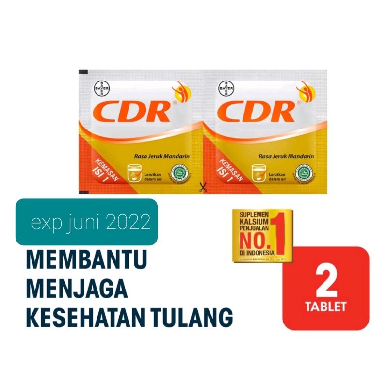 Jual cdr kalsium isi 2tablet original | Shopee Indonesia