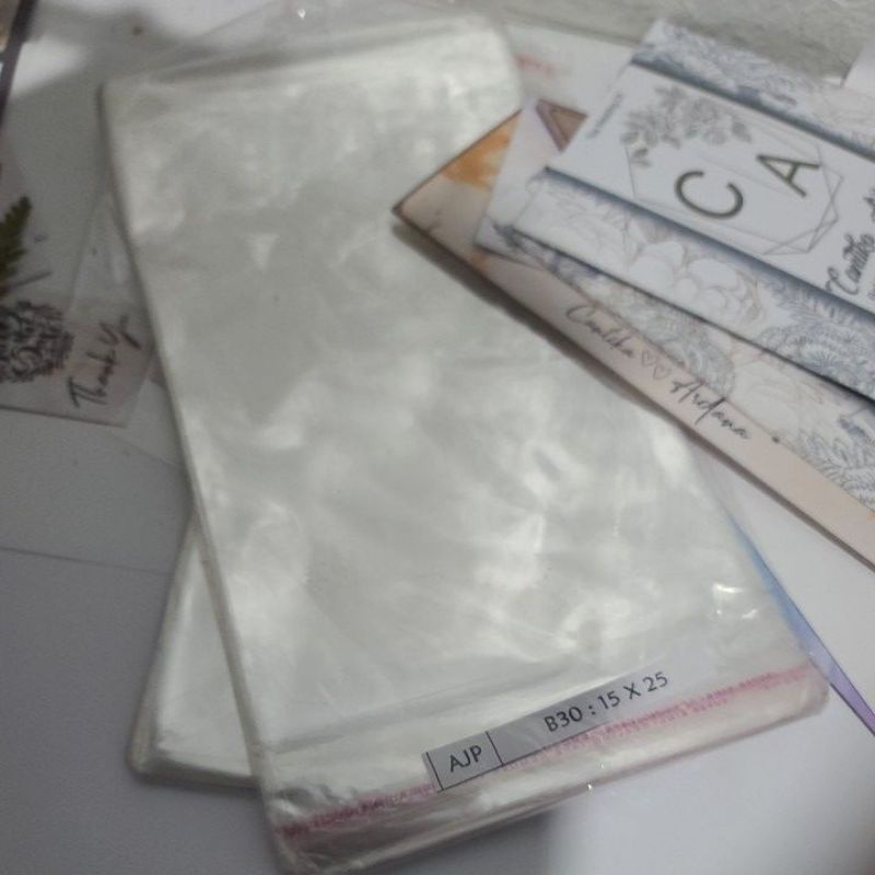 Jual Plastik Opp ukuran 15x25 cm | Shopee Indonesia