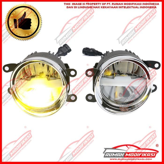 Jual FOG LAMP - TOYOTA INNOVA REBORN 2016-ON - LED - 3 WARNA - SUPER ...