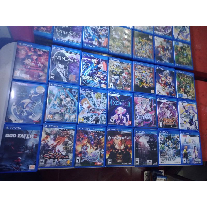 Jual Kaset game psvita PS VITA psp vita banyak judul dan muluss no psp ...