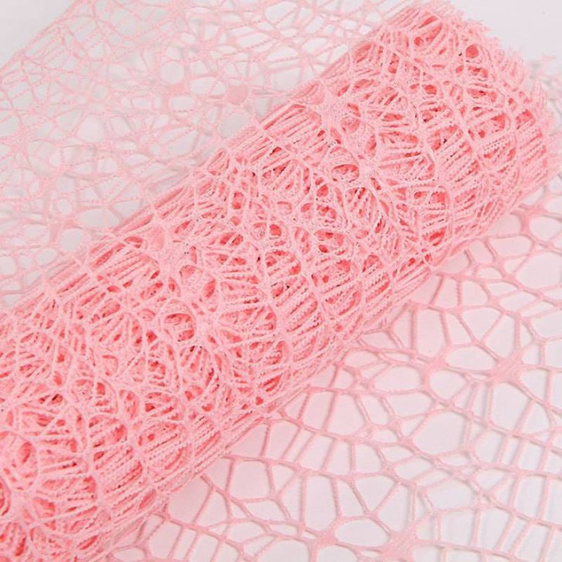 Jual Jaring Buket Bunga Model Spiderman Bulat Poly Net Round Korean ...