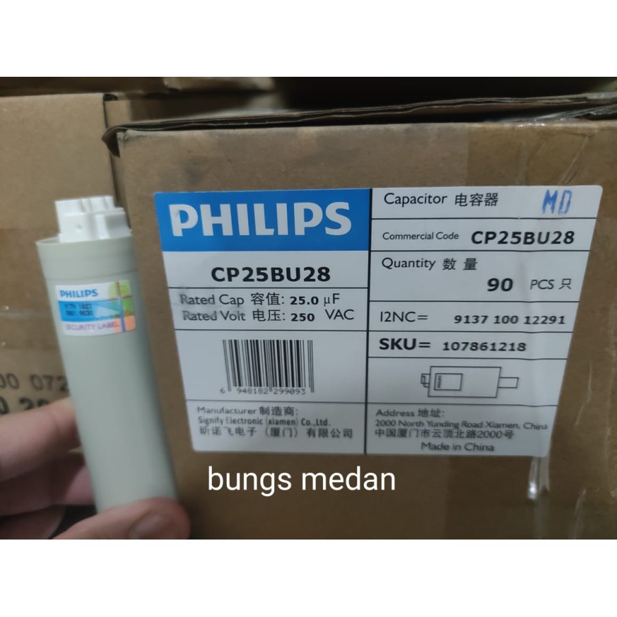Jual PHILIPS Capasitor KAPASITOR 25 UF CP25 25UF CP 25BU28 CP25BU28 ...