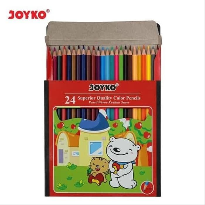 Jual Joyko Color Pencils Pensil Warna CP-24PB 24 Warna Klasik Classic ...