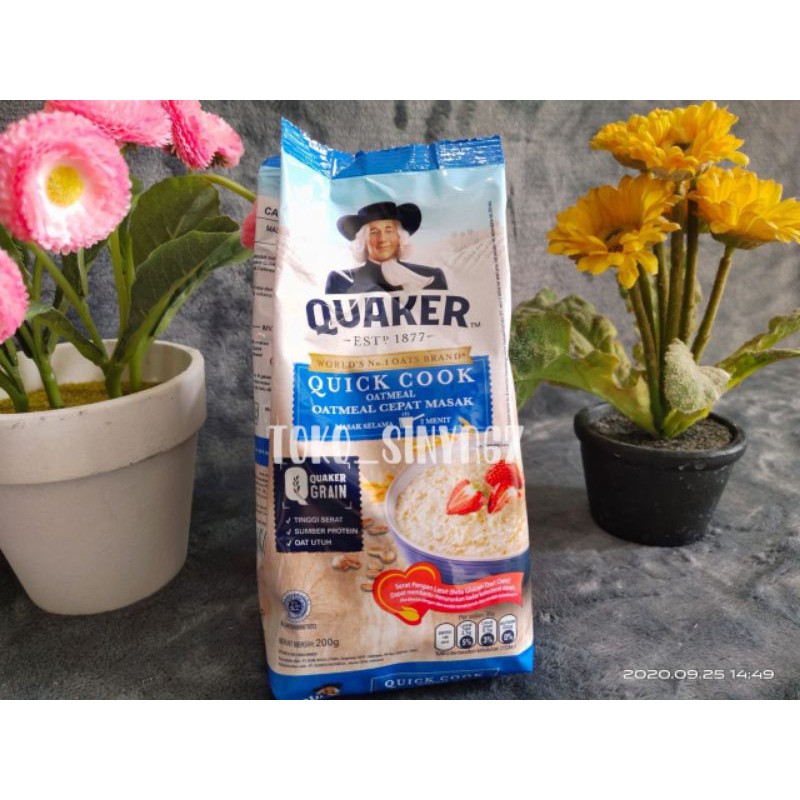 Jual QUAKER QUICK COOK 200G | Shopee Indonesia