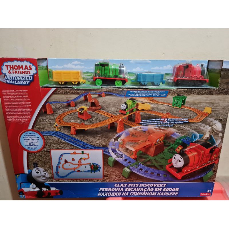 Jual thomas and friends motorized railway clay pits discovery | Shopee ...