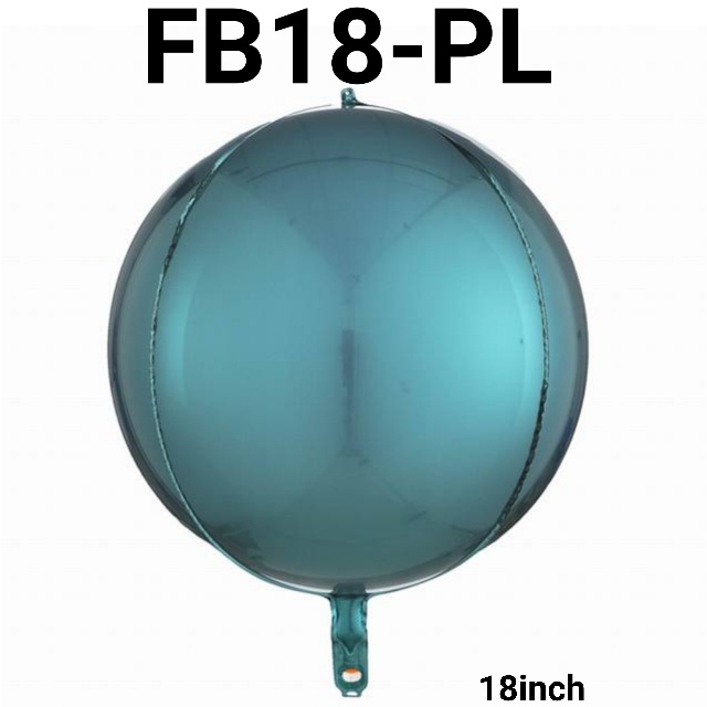 Jual FB18-P Balon foil bola bulat orbz 4D 18 inch 45 cm helium quality ...