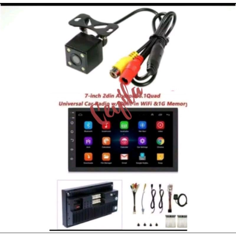 Jual Head Unit double din tape 7" inch & camera mobil All new Veloz ...
