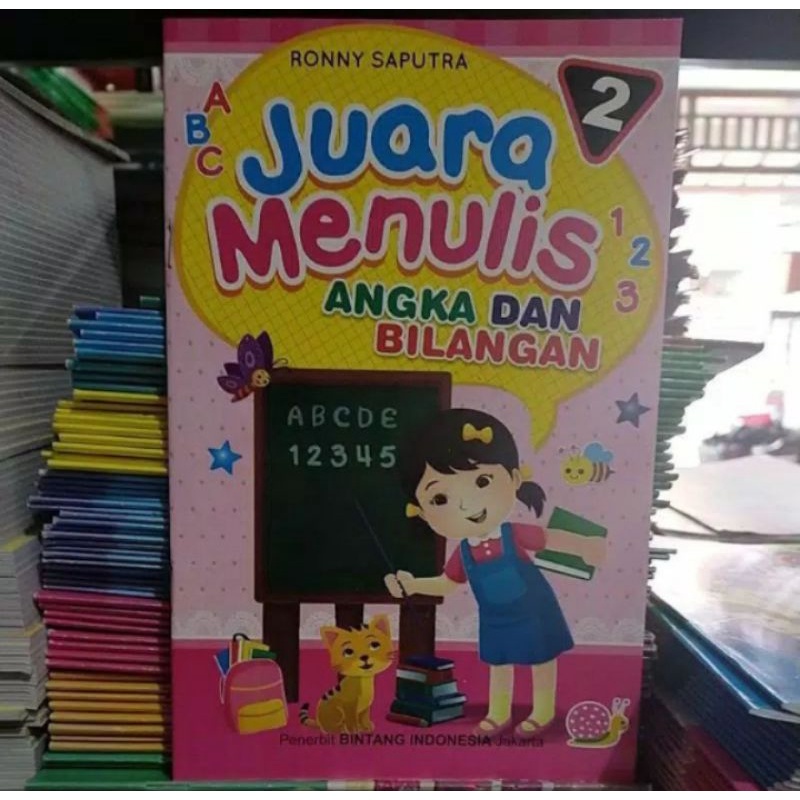 Jual Buku Juara Menulis Angka Dan Bilangan Untuk Anak TK PAUD | Shopee ...