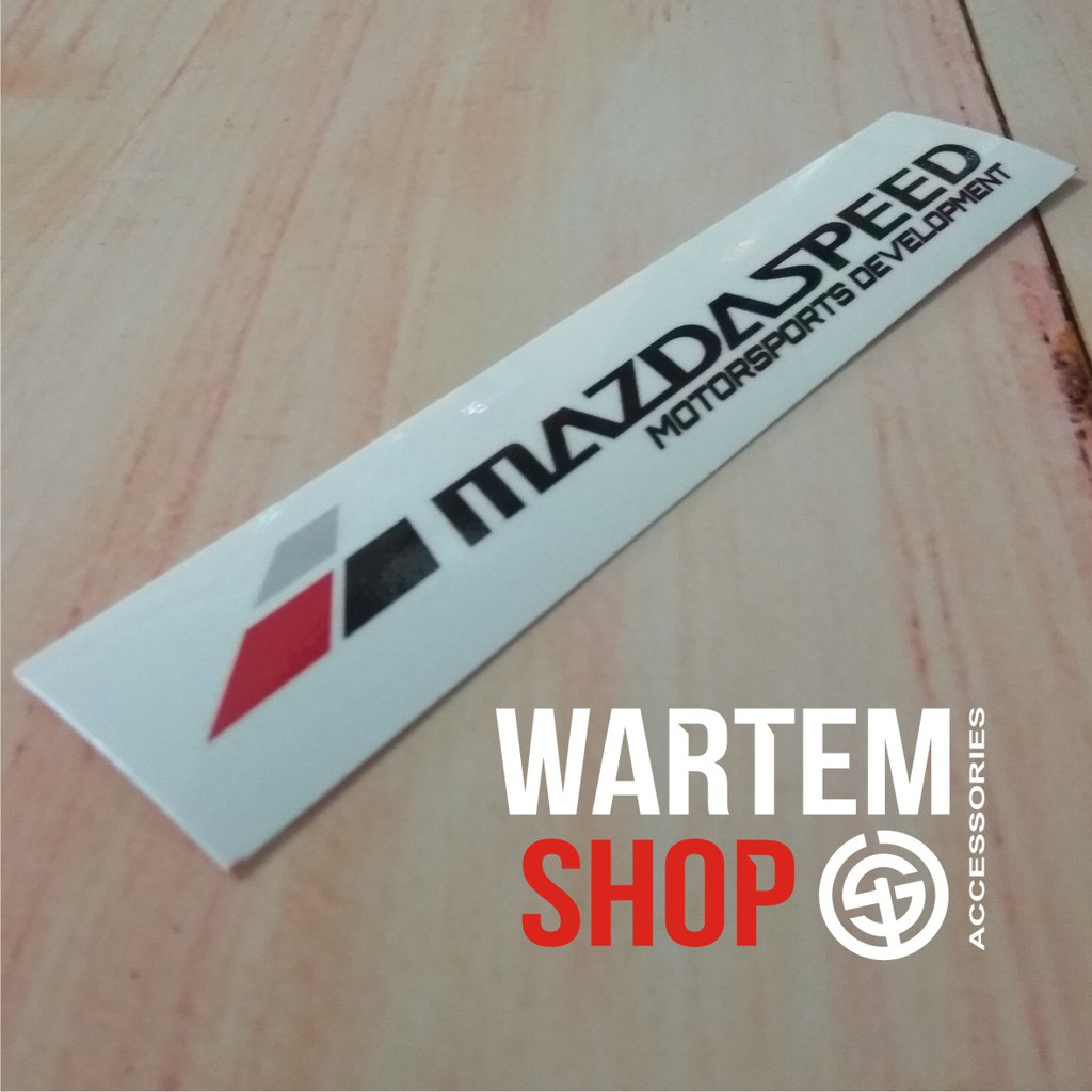Jual STIKER TEMPEL LUAR LONG MAZDASPEED MOTORSPORTS | Shopee Indonesia