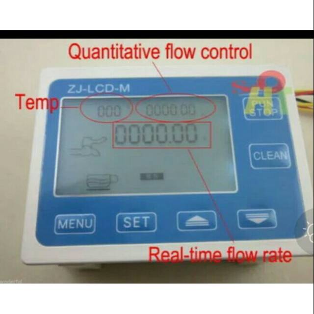 Jual Digital flow meter control LCD display/Water oil sensor | Shopee ...