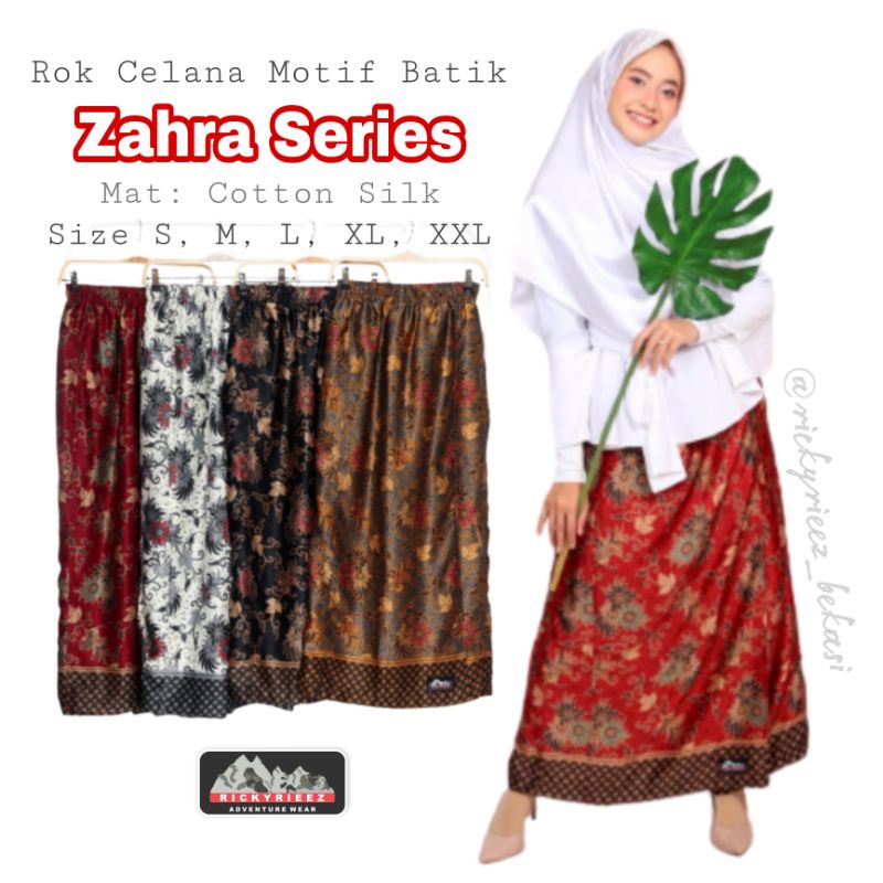 Jual Rok Celana Batik Muslimah by Rickyrieez - Zahra Series Celana Rok ...