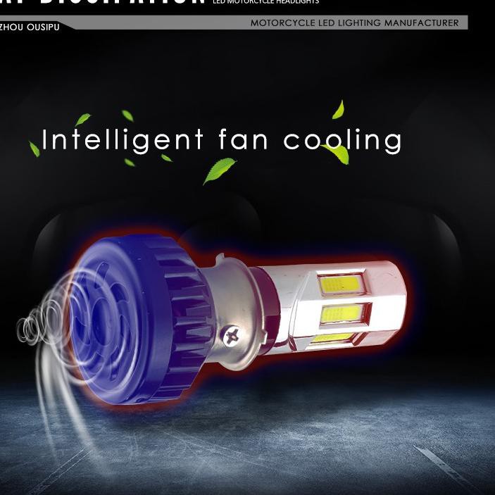 Jual Lampu LED Depan Motor RTD M02E 6 Sisi 35Watt Head AC DC 6 Mata ...