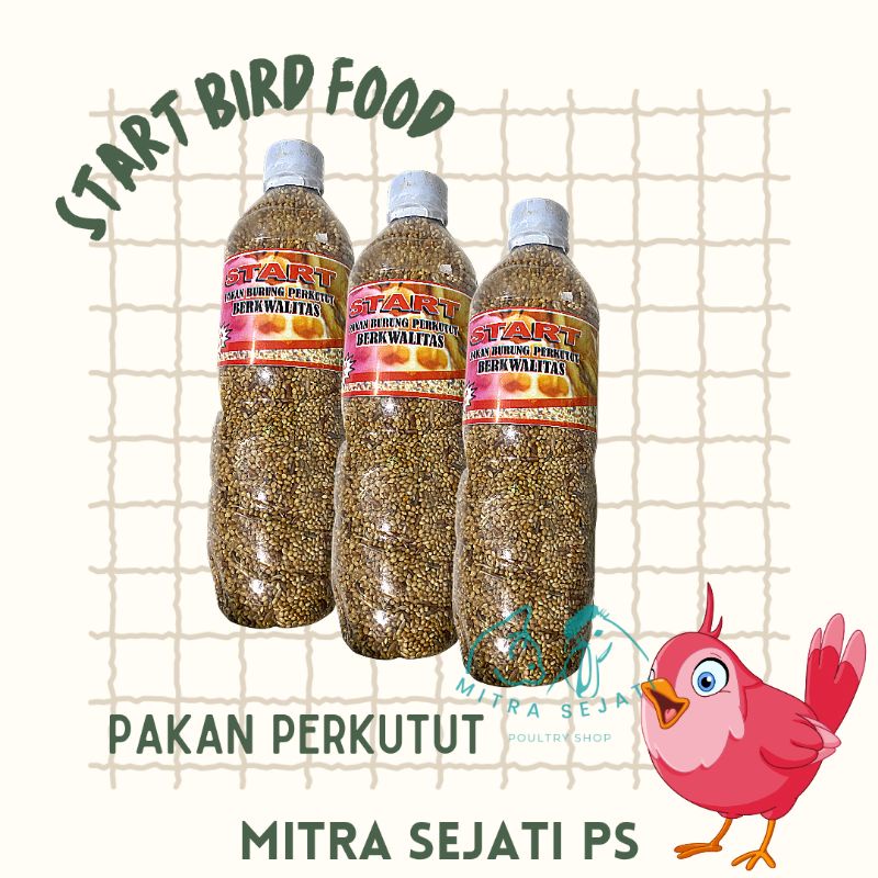 Jual Pakan Burung Perkutut Start Kemasan Botol | Shopee Indonesia