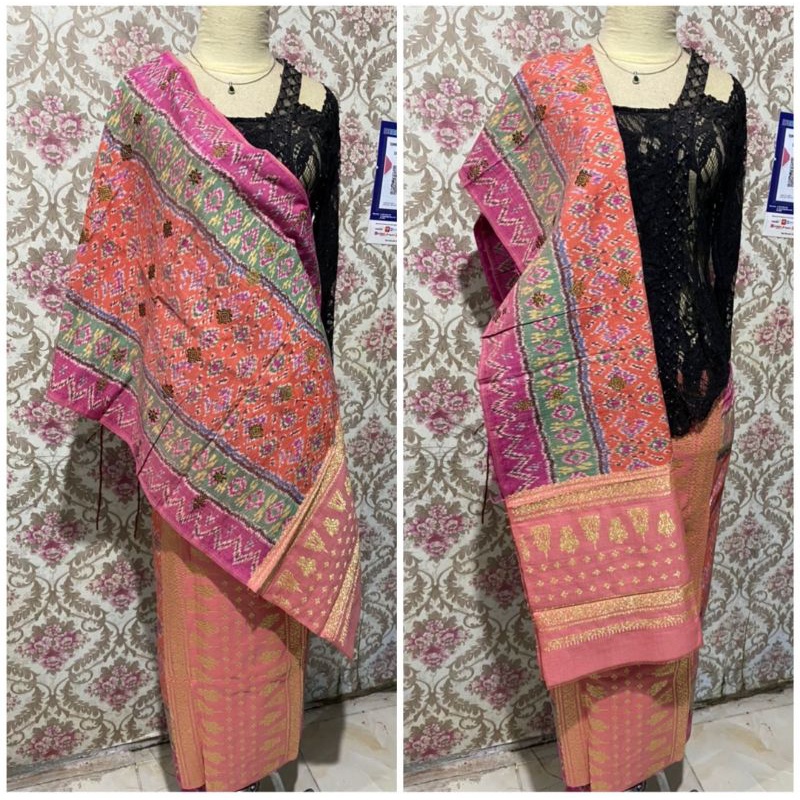 Jual Songket Palembang Asli Tenun Tangan || LIMAR ANTIK ORI | Shopee ...