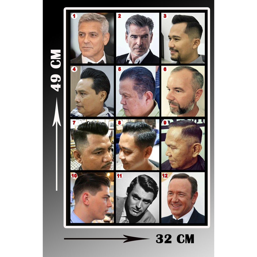Jual Poster Barbershop / Poster Pangkas Rambut / Poster Salon / Dengan ...