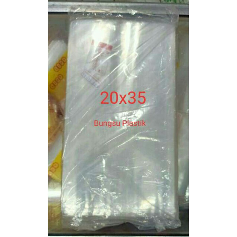 Jual Plastik PP Bening Tebal 0.8 mm uk 20x35 15x30 12x25 10x20 cm dan 30x50 | Shopee Indonesia