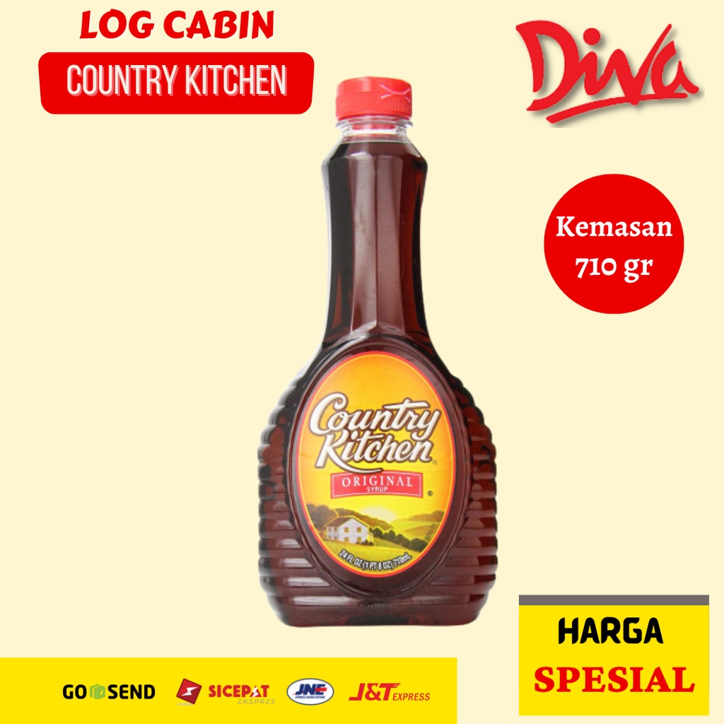 Jual [710ml ] Log Cabin Country Kitchen Syrup / Sirup Maple / Sirup ...