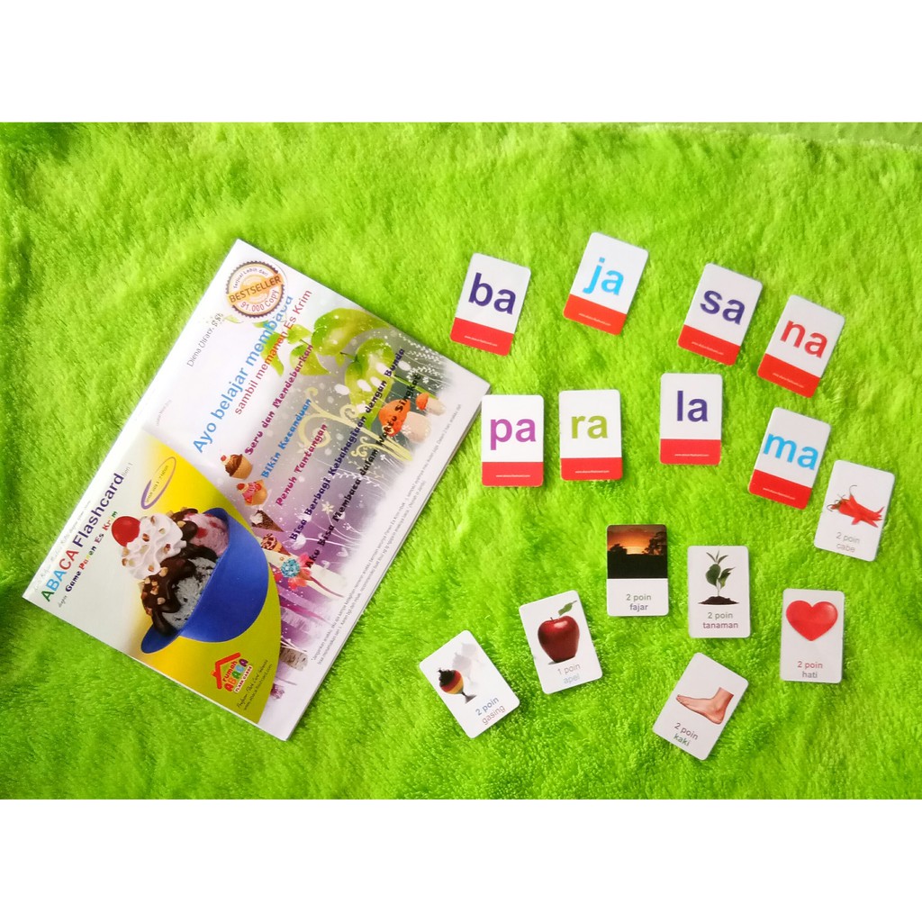 Jual ABACA FLASH CARD SERI MEMBACA 1 | Shopee Indonesia