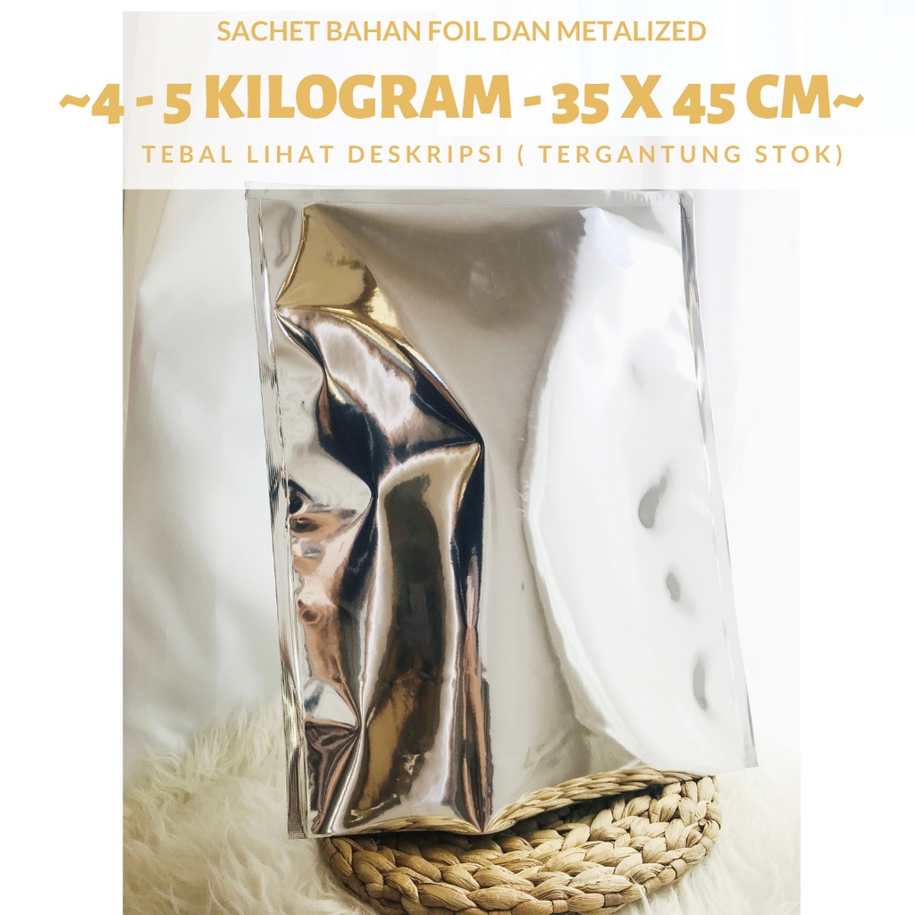 Jual Bungkus foil Alumunium - Plastik Foil Silver - Kemasan Plastik ...