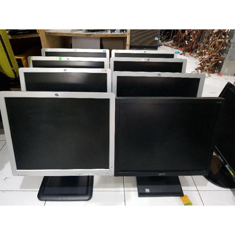 Jual MONITOR PC UKURAN 17” INCHI KOTAK / SQUARE, LCD KOMPUTER KOTAK 17 ...