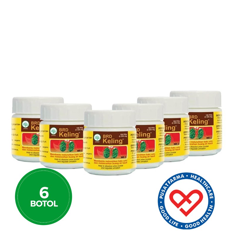 Jual Borobudur Herbal Keling 100 Pil Obat Batu Ginjal Sakit Pinggang 6 ...