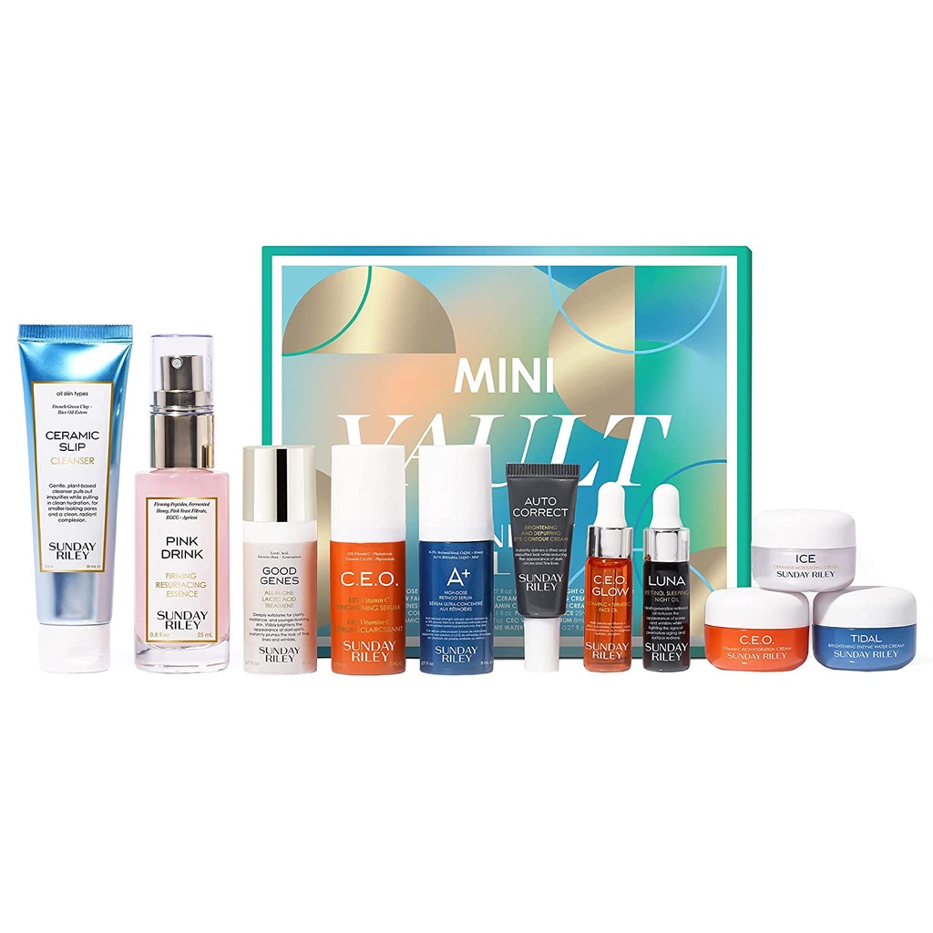 Jual Sunday Riley Mini Vault Kit Skincare Set | Shopee Indonesia
