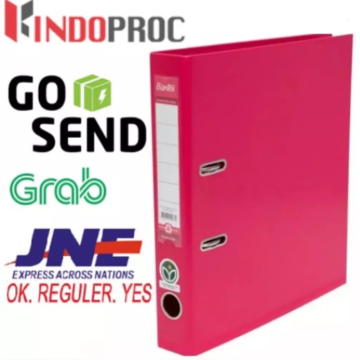 Jual BANTEX Lever Arch File Ordner 1451V-63 Plastic A4 50mm Melon ...