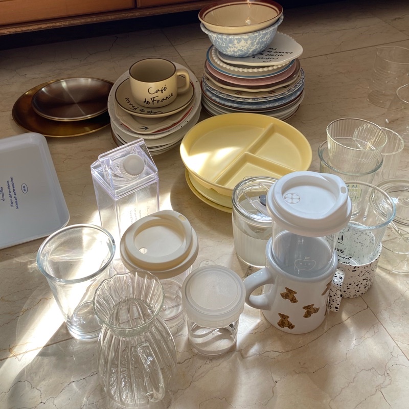 Jual PRELOVED TABLEWARE - SALE GELAS PIRING ( BACA DESKIPSI YA ...