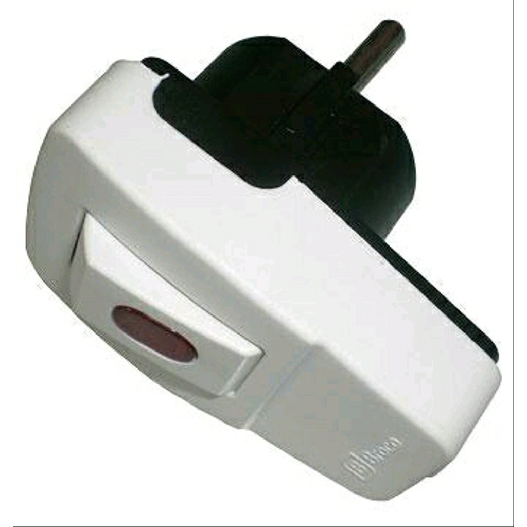 Jual Steker Colokan Switch Saklar Lampu Broco White SNI 13311 | Shopee ...