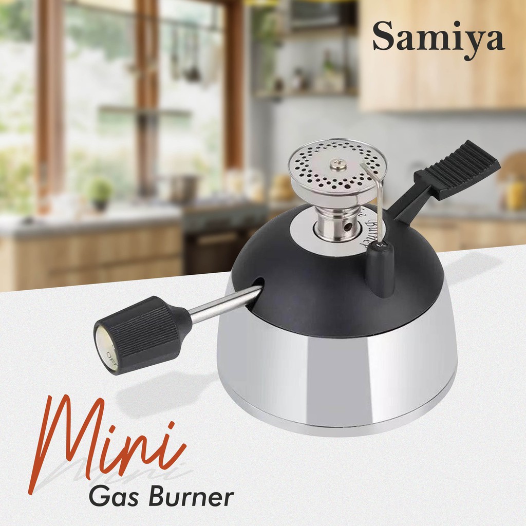 Jual mini gas burner / kompor kopi gas mini syphoon moka pot / kompor ...