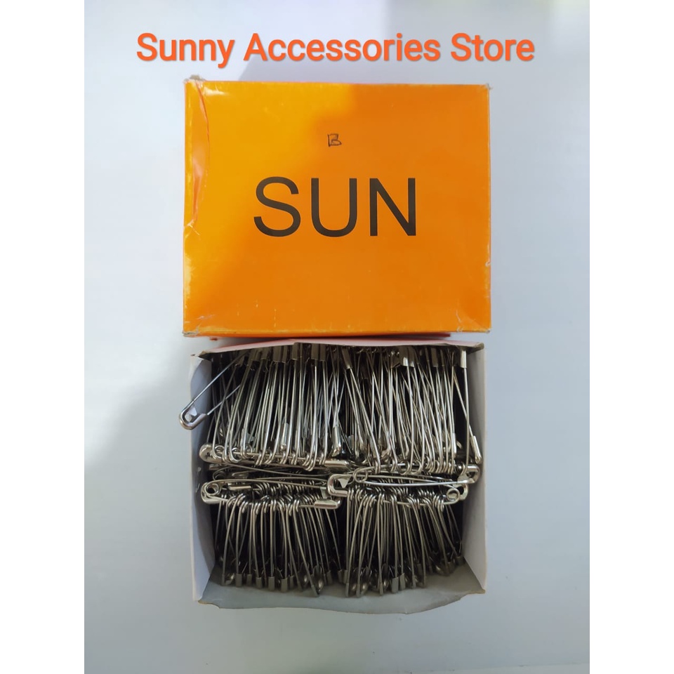 Jual Peniti Sun Silver Jumbo 5,6 Cm *Premium Product* (1 Box,36 Renceng ...