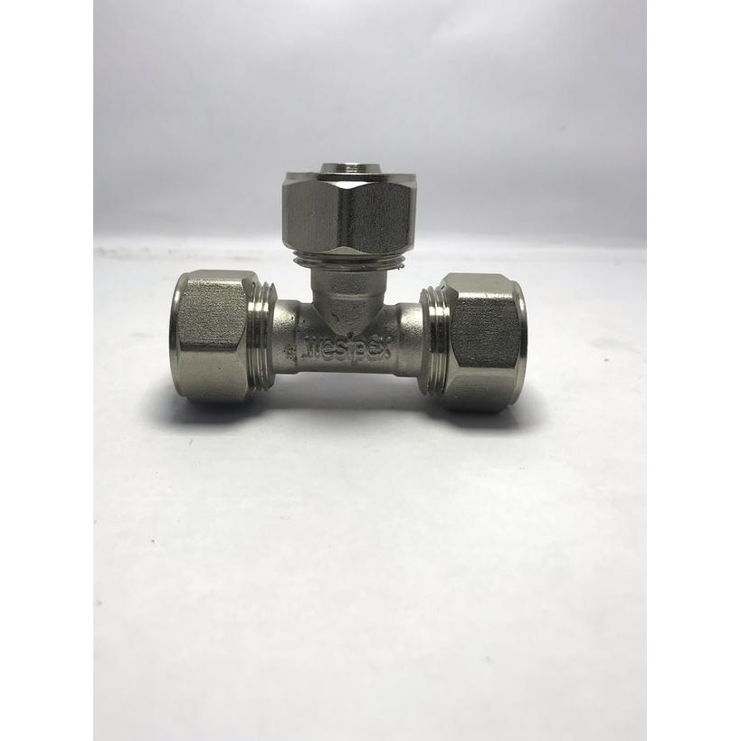 Jual Tee sambung westpex 16 mm cooper/ sambungan air panas | Shopee ...