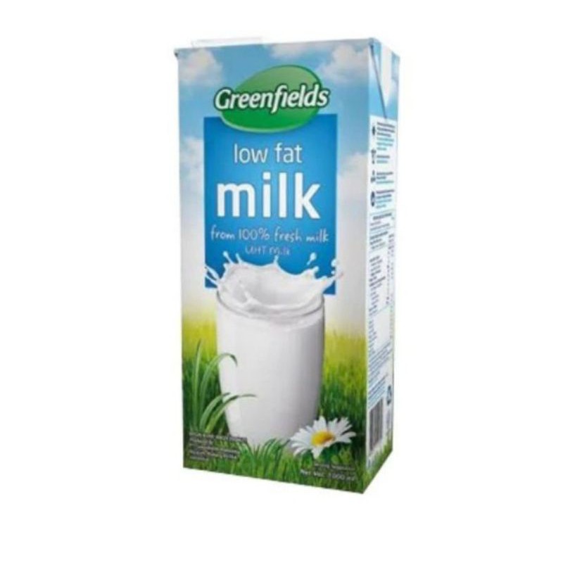 Jual GREENFIELD UHT LOW FAT 1000ML | Shopee Indonesia