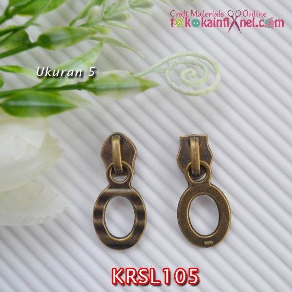 Jual Krsl105 Kepala Resleting Untuk Rel Plastik / Nylon Uk. 5 Bawah ...