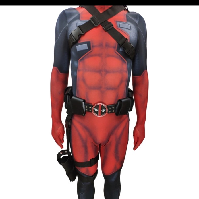 Jual halloween cosplay deadpool costume dewasa kostum superhero ...